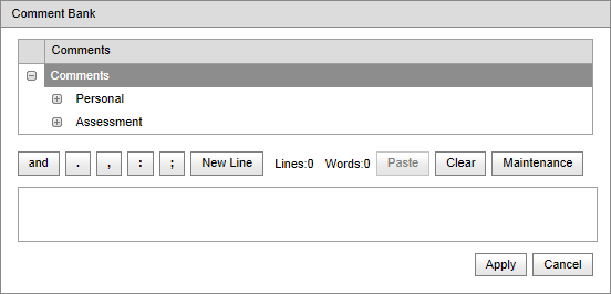 Adding stored personal comments - SynWeb - Confluence