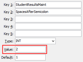 SpacesAfterSemicolon configuration setting - Synergetic Application ...