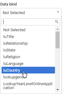 Populating drop-down lists with Synergetic lookup table values - SynWeb ...