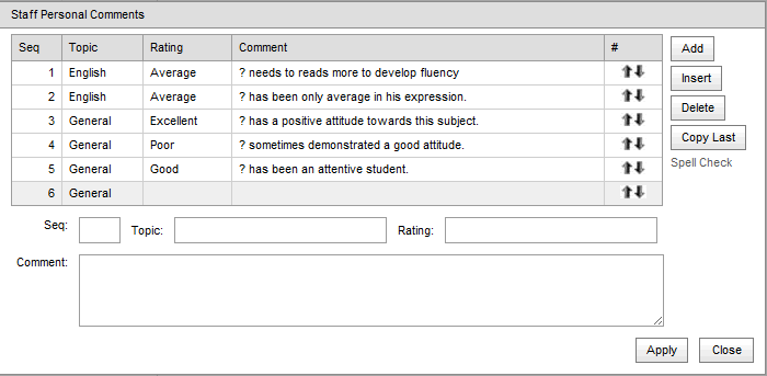 Adding stored personal comments - SynWeb - Confluence